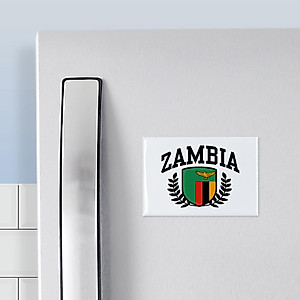 CafePress Zambia Rectangle Magnet, 3"x2" Refrigerator Magnet