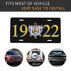 Sigma Gamma Rho License Plate 6" X 12", Automotive Aluminum Front and Rear Labels, Gift for Car Lovers