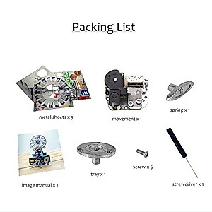 Microworld 3D Metal Puzzle, Music Box Zodiac Ferris Wheel Metal Model Kits, DIY 3D Puzzle Art Craft Gift Toy for Teen (Castle in The Sky)