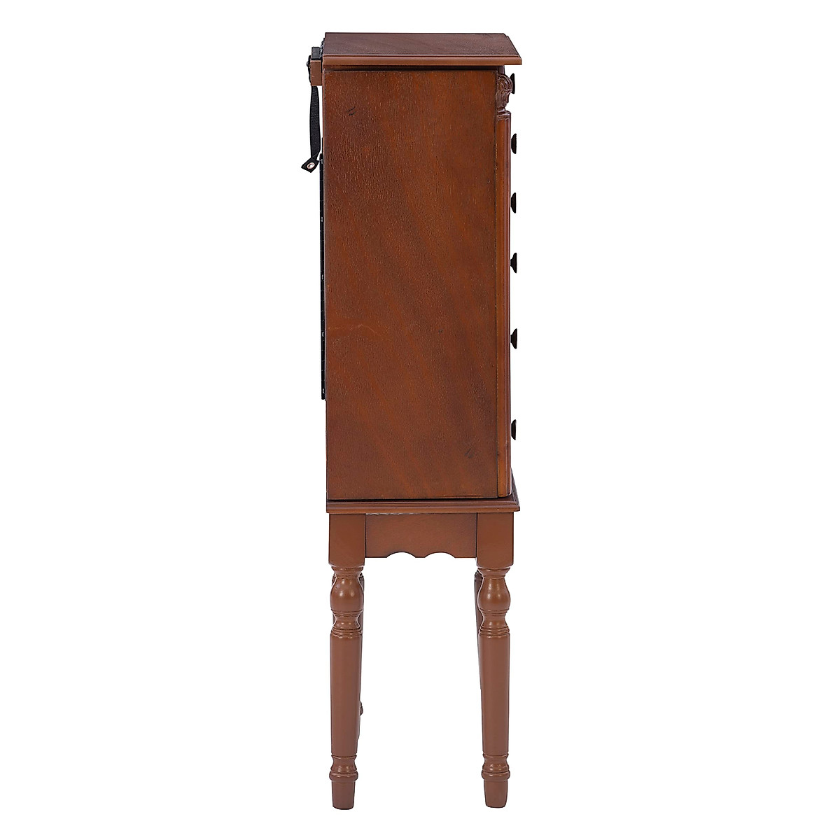 Powell Lightly Distressed "Deep Cherry" Jewelry Armoire