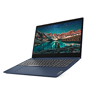 Lenovo IdeaPad 3i Laptop, 15.6” FHD, 11th Gen Intel Core i3-1115G4 Processor, 8GB DDR4 RAM, 256GB PCIe NVMe SSD, Fingerprint Reader, SD Card Reader, HDMI, Webcam, Windows 10 Home, Blue
