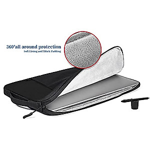 Drawing Tablet Sleeve Waterproof Protective Bag for Wacom Cintiq 16/Cintiq Pro 16 17/Intuos Pro PTH860 PTH860P Large,Huion KAMVAS Pro 16/GAOMON PD1560 PD1561 Graphics Drawing Tablet Case Holder, Black