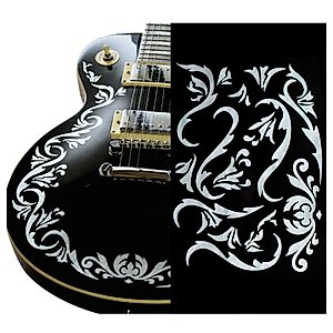 Jockomo Cowboy Fancy Vine WT Guitar Bass Inlay Sticker