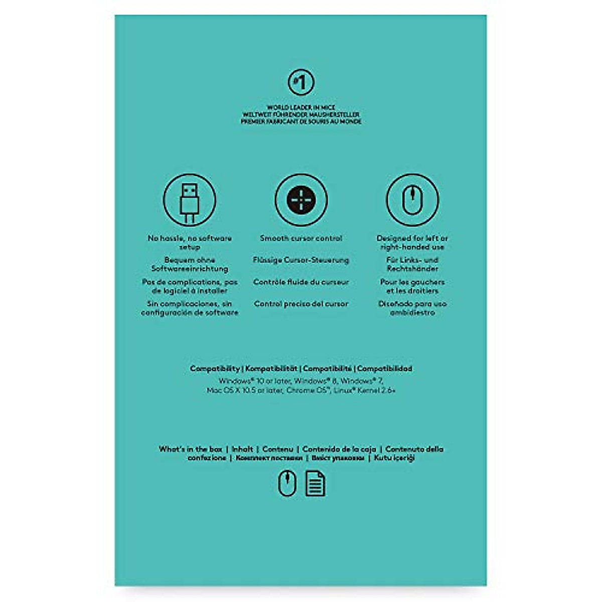 Logitech Wired Mouse M90 Black USB