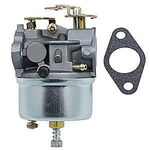 QAZAKY Adjustable Carburetor Compatible with Tecumseh 632107 632536 640084 640105 640299 HSK40 HSK50 HS50 HSSK40 HSSK50 HSSK55 LH195SA LH195SP OHSK110 OHSK120 OHSK125 3.5HP 4HP 5HP MTD Carb