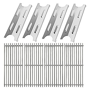 BQMAX Replacement Parts Kit for Master Forge BG179A, Stainless Steel Cooking Grid Grates and Heat Plates Grill Parts for Master Forge BG179A, BG179AO Grill Parts
