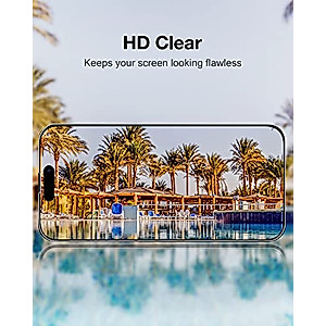 EGV 3 Pack Screen Protector for iPhone 14 Pro Max 6.7-inch, 9H Hardness iPhone 14 Pro Max Tempered Glass Cover With Align Frame, Clear Protective Glass Screen, Case Friendly, Easy Install, Bubble Free