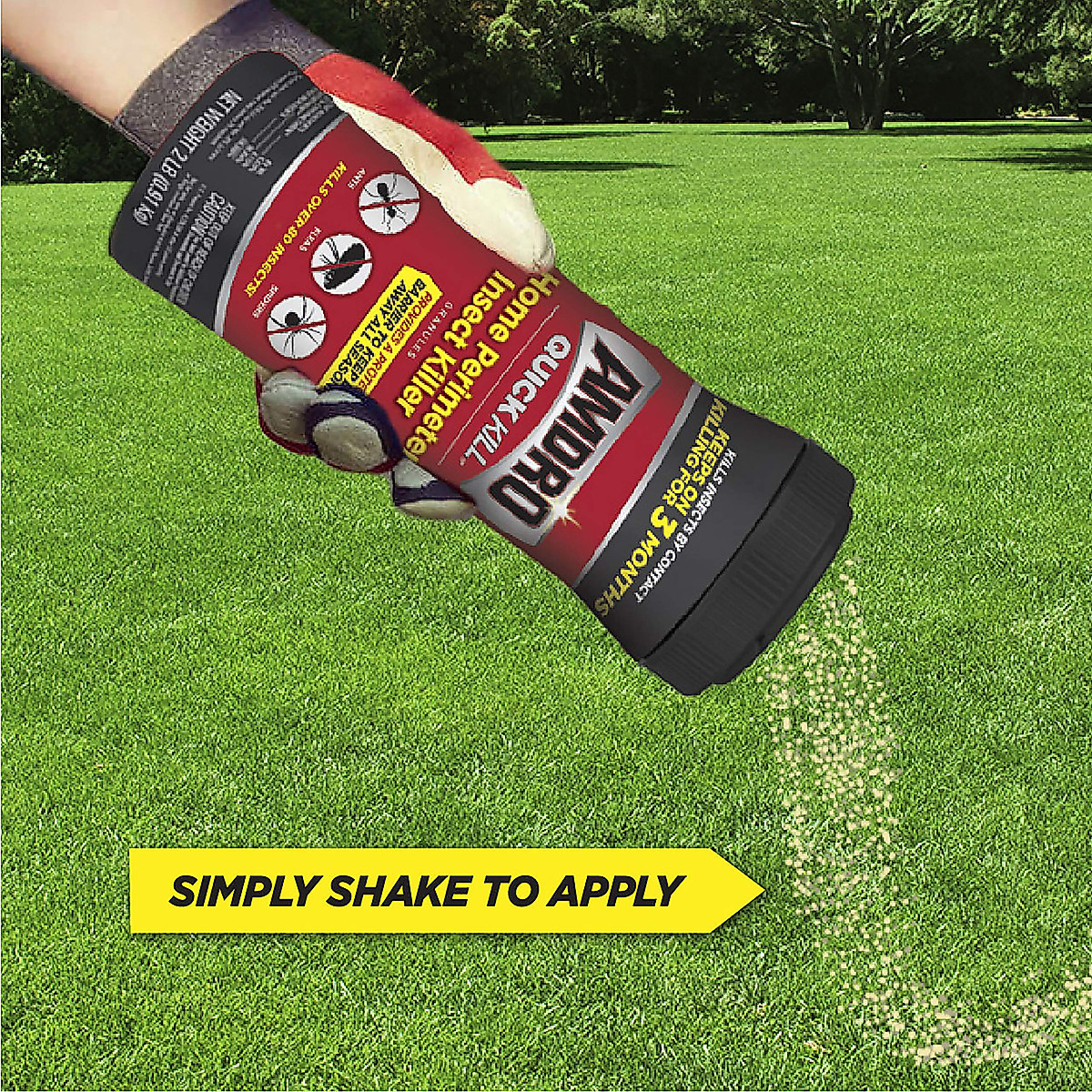 Amdro 100526851 Quick Kill Home Perimeter Insect Killer Granules, 2 lb, Clear