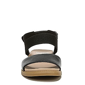 Dr. Scholl's Shoes Women's Island Life Flat Sandal, Black, 7