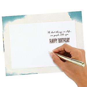 Hallmark Birthday Card (Watercolor Mountains)