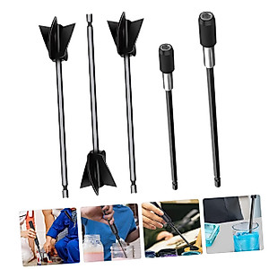1 Set Epoxy Resin Mixer Drill Paint Mixer Paint Stirrer Resin Mixing Paddle for Drill Resin Stirrer Resin Mixer Paddles Epoxy Mixers Drill Resin Mixer Drill Epoxy Mixer Paddles