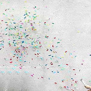 Confetti Cannon Party Popper, WERISE Air Compressed Confetti Cannons Party Shooter for Wedding, Birthday, New Year's Party Celebrations with Biodegradable Multicolor Paper Confetti 12 inch - Set of 4