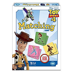 Toy Story 4 Matching Game by Wonder Forge | For Boys & Girls Age 3 to 5 | A Fun & Fast Memory Game for Kids | Woody, Jessie, Buzz Light-Year, and more