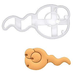 Sperm cookie cutter, 1 piece - Bakerlogy