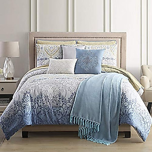 Modern Threads Summer Sun 10-Piece Comforter and Quilted Coverleted Coverlet Set King/California King