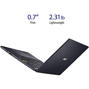 2022 ASUS Laptop L210 11.6” Ultra Thin Student Laptop Computer, Intel Celeron N4020 Processor, 4GB RAM, 192 GB Storage, Windows 10 Home in S Mode with One Year of Office 365 Personal, Star Black