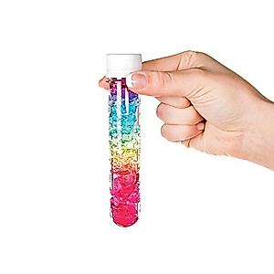 Steve Spangler's Large Plastic Test Tubes with Caps, Test Tubes for Kids, 15 Pack