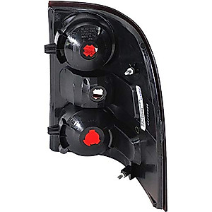 Evan Fischer Driver Side Tail Light Lens and Housing Compatible with 2006-2010 Ford Explorer