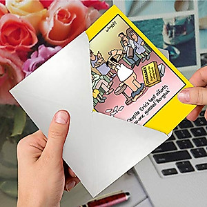 NobleWorks Funny Birthday Greeting Card with 5 x 7 Inch Envelope (1 Card) Bday Bangkok Family CharadeS 8300Z