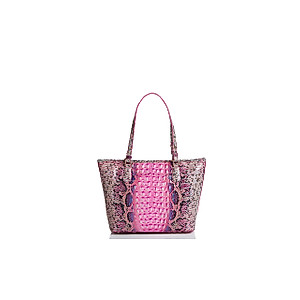 BRAHMIN Pink Cobra Ombre Melbourne Medium Asher
