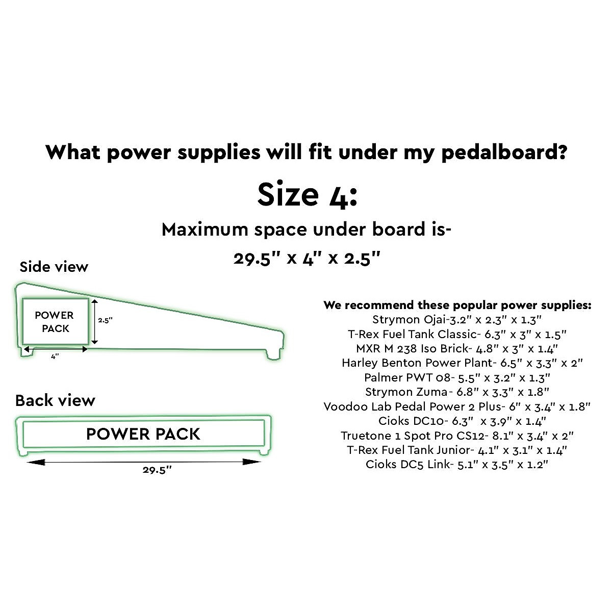 Ruach Carnaby St 4 Extra Large Hardwood Pedalboard for Guitar Effects Pedals