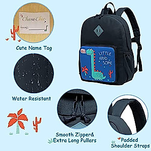 ChaseChic Cute Lightweight Dinosaur Kids Backpack and Water Resistant Lunch Bag