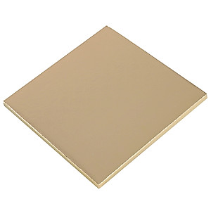 Spec101 Cake Board 10 Inch 6pk Gold Cake Drum Floral Bulk Cake Drums Special Occasion Square Wrapped Edged Cake Base