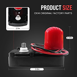 7384691 7286039 Water Softener Motor and Cam Gears for High Flow 1" systems, Cam Gears Part Number 7283489, Original OEM Part with Screws