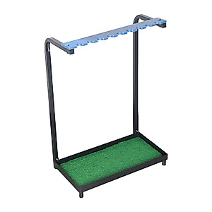 Kathring Golf Putter Stand, Golf Club Display Stand Rack 9 Golf Putter Stand Rack Sturdy Metal Golf Club Stand Golf Club Storage Golf Club Sets