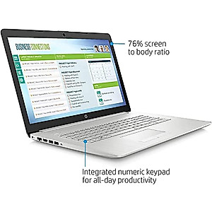 HP 17.3 Non-Touch Flagship Laptop 11th Gen Intel Core i5-1135G7 (Beats i7-1065G7) 32GB RAM, 1TB PCI-E SSD, 2TB Hard Drive, Long Battery Life, Barley8 USB DVD Accessories, Windows 10 Pro, Sliver