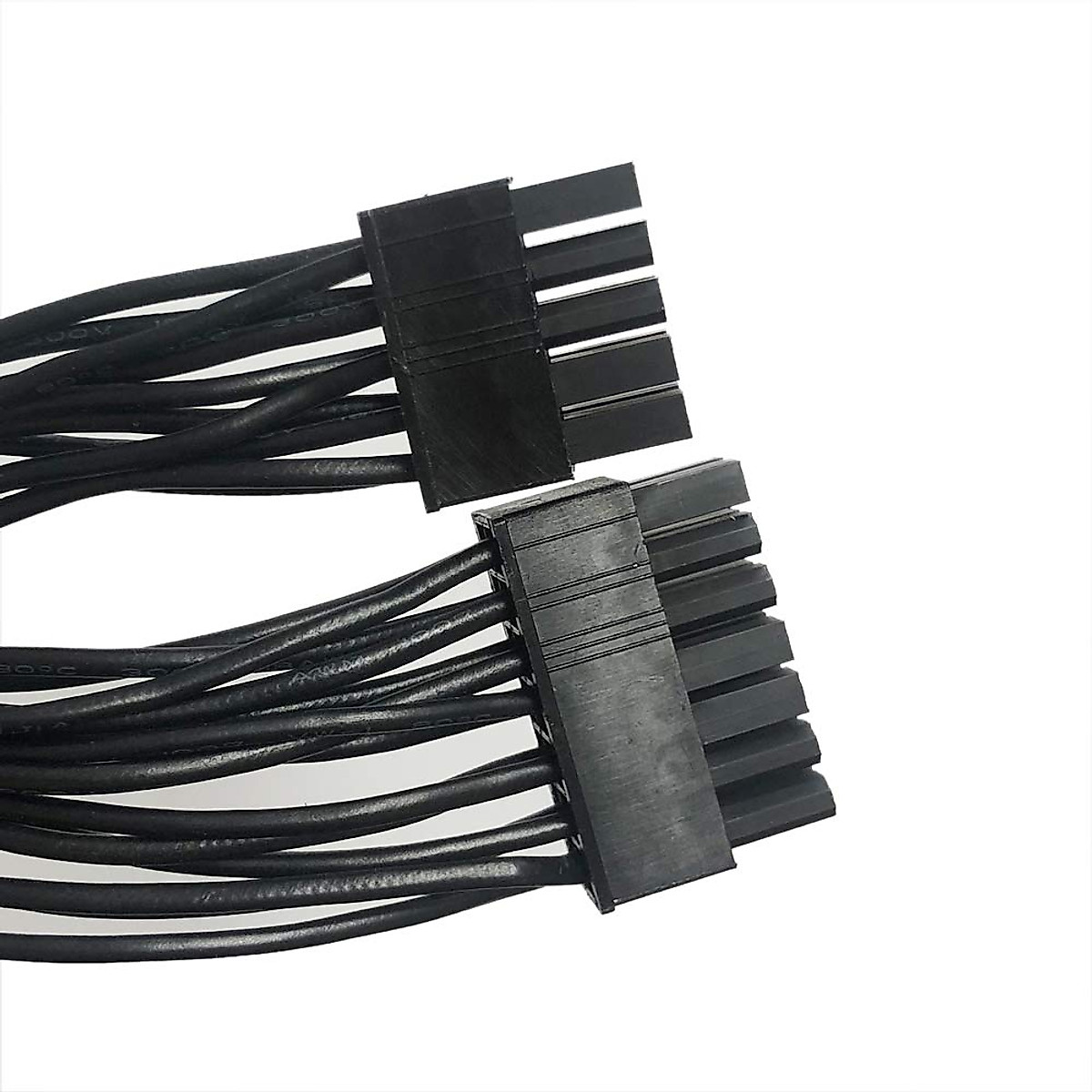suyitai Replacement for Corsair RM1000 RM850 RM750 RM650 RM550 10pin and 14pin to 24pin ATX Power Cable 60cm