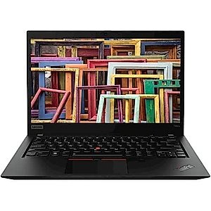 Lenovo ThinkPad T490s Laptop, Intel Core i5-8365U, 8GB RAM, 256GB SSD, Windows 10 Pro 64-bit (20NX003AUS) (Renewed)