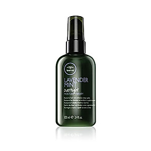 Tea Tree Lavender Mint Overnight Moisture Therapy, Leave-In Treatment, Restores Hair + Enhances Sleep Quality, For Coarse, Curly + Dry Hair, 3.4 fl. oz.