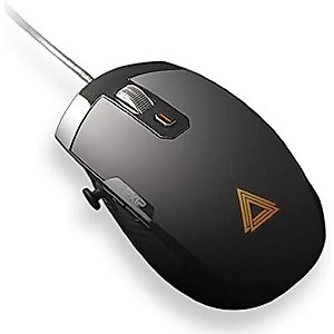 Lexip Pu94 Gaming Mouse-3D Wired and RGB Gamer Mouse-Special 3D Environments and Design Software-2 Joysticks, 6 Buttons and 12 Programmable Directions - Ultimate Glide with 6 Ceramic Feet