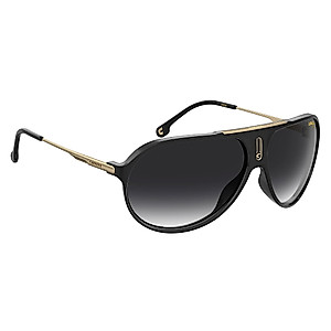 Carrera Women's Hot65 Pilot Sunglasses, Black/Gray Shaded, 63mm, 11mm