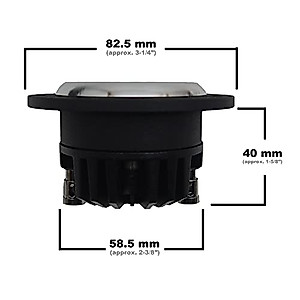(Single Speaker) BZRK Audio SST-160 Titanium Bullet Super Tweeter 160 Watts Max Single Speaker, Black