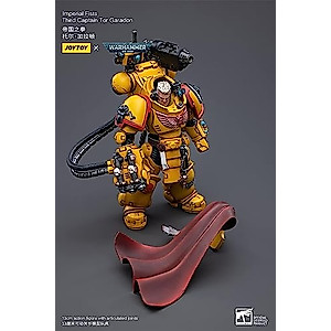HiPlay JoyToy Warhammer 40K Imperial Fists Third Captain Tor Garadon 1:18 Scale Collectible Action Figure