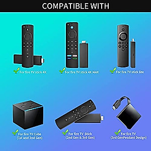 (3rd GEN) L5B83G Voice Replacement Remote for Fire TV Stick (2nd Gen/3rd Ge/Lite/4K) Fire TV Cube (1st Gen & 2nd Gen) and Fire TV (3rd Gen, Pendant Design)
