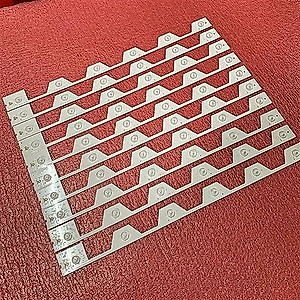 HABITZ LED Backlight Strip Compatible with Thomson 55' TV TMT_55E5800_10X6_3030C_6S1P_W44 YHF-4C-LB5506-YH1 55FA3203 55FA3213 D55A561U B55A858U