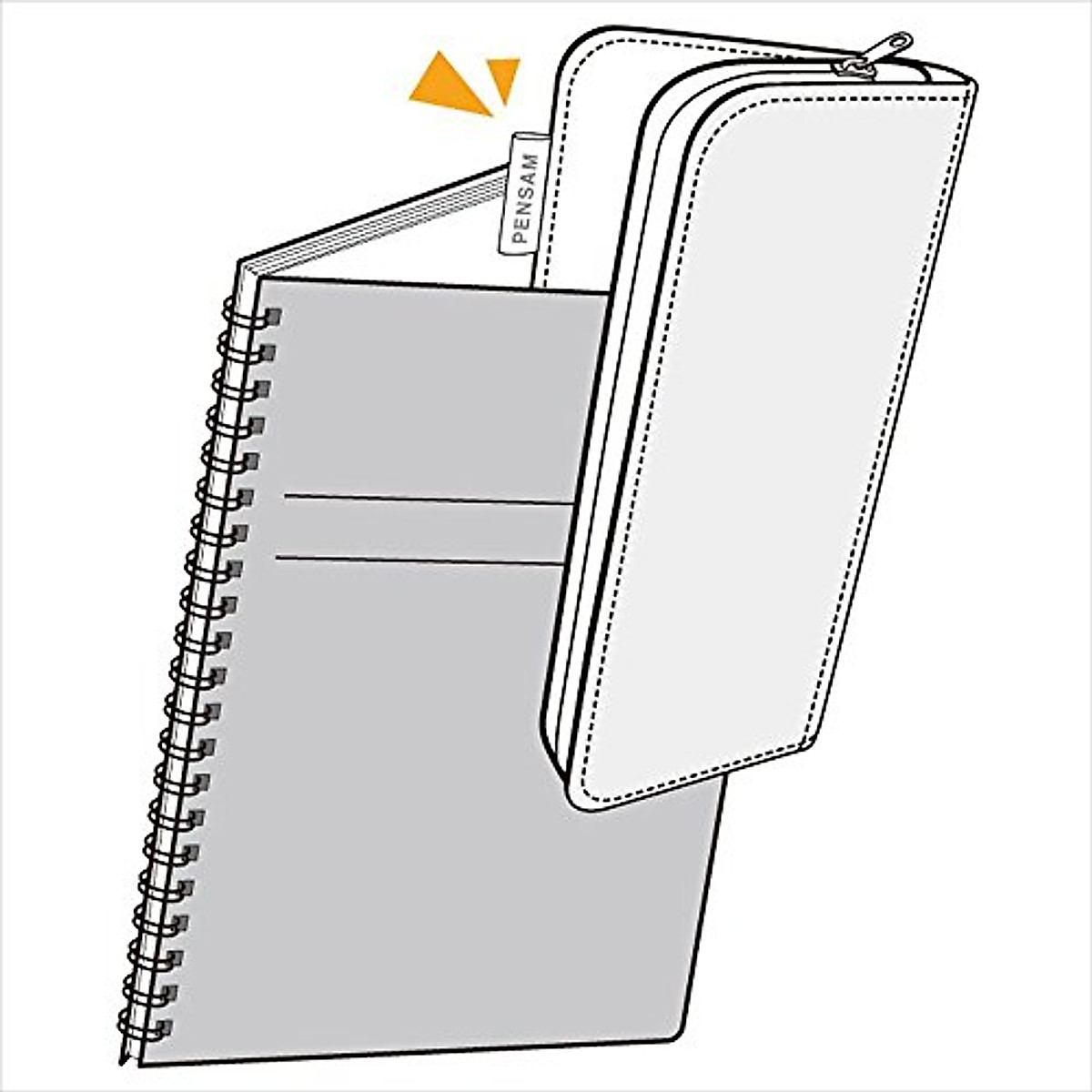 Jim King Hasameru Pen case Pensamu 2000 Navy