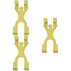 UPKOCH Stainless Steel Hangers Shower Door Towel Hooks Hanger: 3pcs Men Shaped Over The Door Coat Towel Hat Bag Holder Bathroom Stainless Steel Hanging Rack Stainless Steel S Hooks