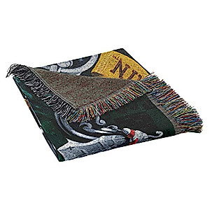 Northwest Woven Tapestry Throw Blanket, 48 x 60 Inches, Slytherin Shield
