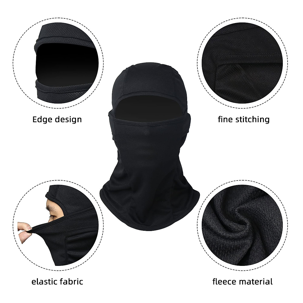 Black Ski Mask Youth Head Warmers for Football Youth Ski Mask Hood Football Ski Mask Youth Ski Mask Black Ski Mask for Kids Youth Face Mask Hunting Black Kids Ski Mask Hunting Face Mask for Kids