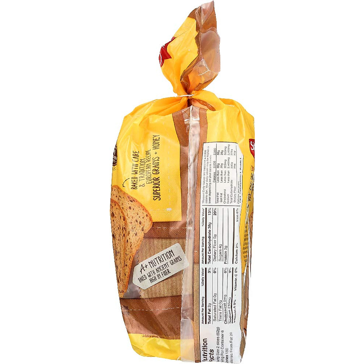 Schar NEW Gluten Free, Artisan Baker 10 Grains & Seeds Bread, 13.6 oz (Pack of 3)