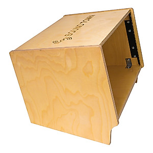 Sound Town 6U Space Baltic Birch Plywood Angled Desktop Turret Studio Equipment Rack (SDRK-6SL)