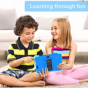 Semeakoko Kids Tablet 7 inch Android 11 Toddler Tablet Childrens Tablet for Kids 2-13 Quad-Core 2+32GB WiFi Bluetooth Dual Camera Parental Control with Drop-Proof Toddler Tablet Case