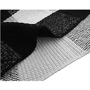 Levinis Buffalo Check Rug - Cotton Washable Porch Rugs Durable and Washable Outdoor Rugs Door Mat Hand-Woven Buffalo Plaid Rug for Outdoor/Kitchen/Bathroom/Entry Way/Bedroom, 23.6" x 35.4"