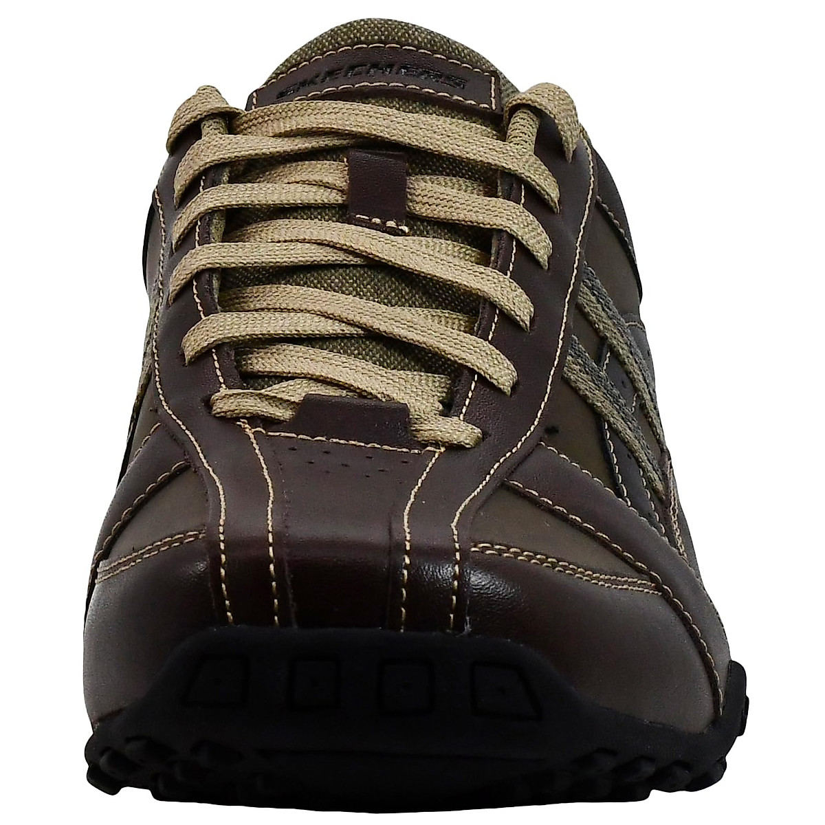 Skechers USA Men's Citywalk Malton Oxford Sneaker,Brown,12 M US