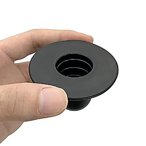 SKARUMMER Pool Wall Plug Replacement for Intex Bestway Coleman Summer Escape Ground Swimming Pools Filter Pump Strainer Hole Plug Stopper (4 Pack Black)