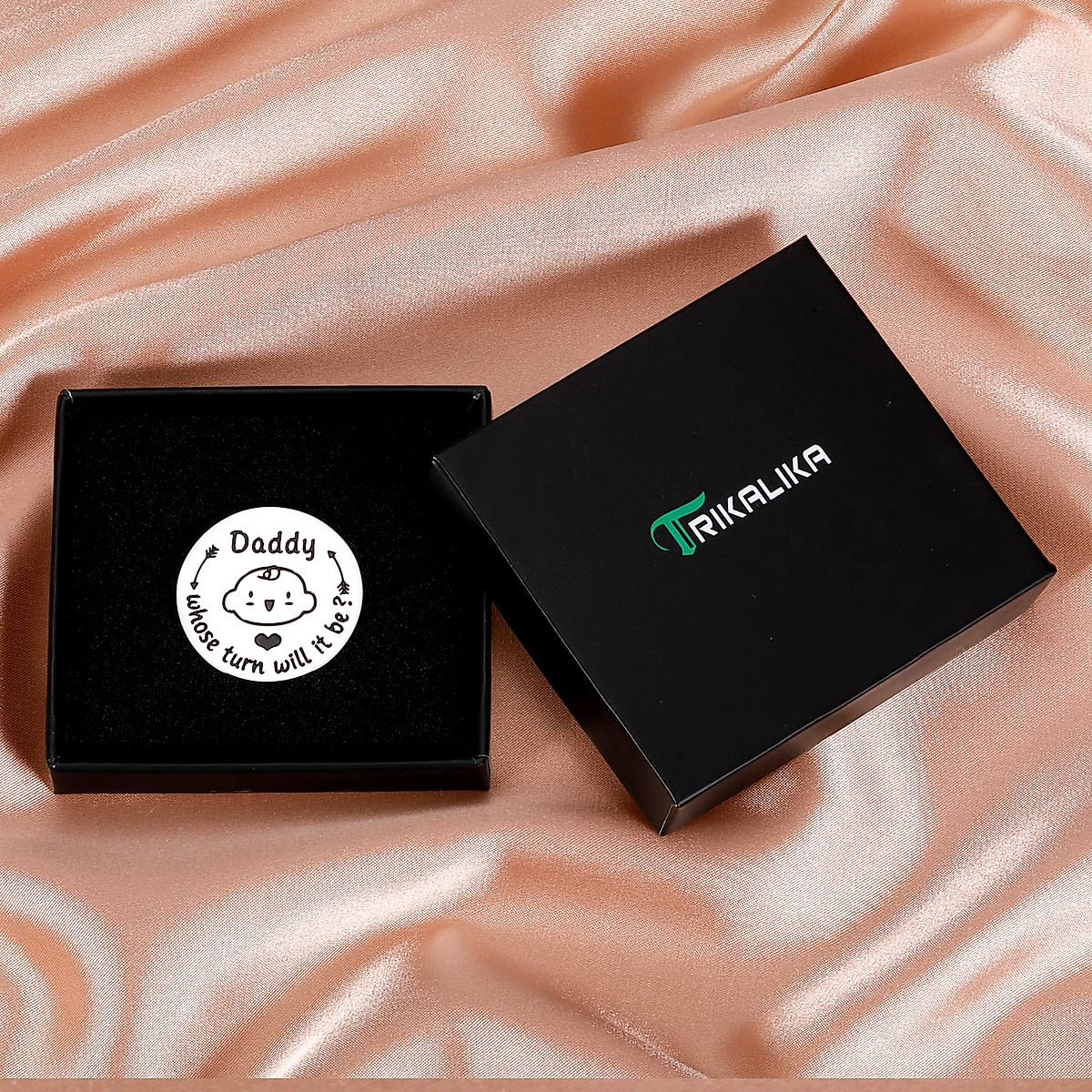 New Parents Gifts for Mom Dad to be Funny Decision Coin Congratulations New Baby Gifts for Expecting Mommy Daddy Christmas Pregnancy Gifts for Wife First Time Mom Fathers Day Baby Shower Birthday Gift